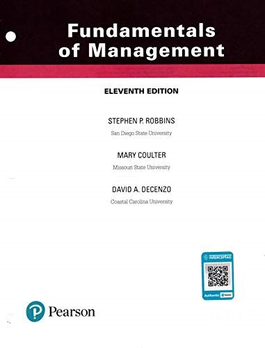 Fundamentals of Management (11th Edition), Standalone Looseleaf Version ...