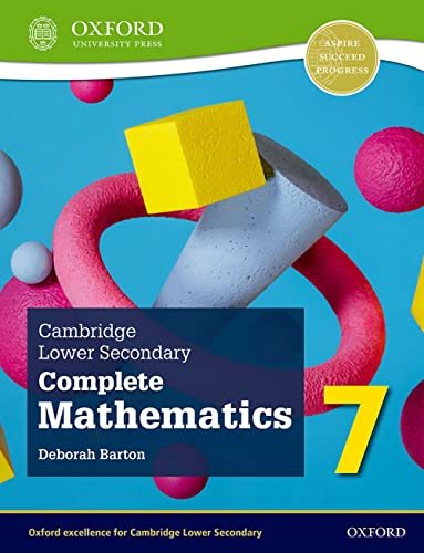 Cambridge Lower Secondary Complete Mathematics 7: Student Book (second ...